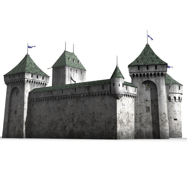 castle 3d obj