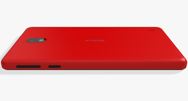 Realistic nokia 1 red 3D model - TurboSquid 1394612