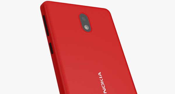 Realistic nokia 1 red 3D model - TurboSquid 1394612