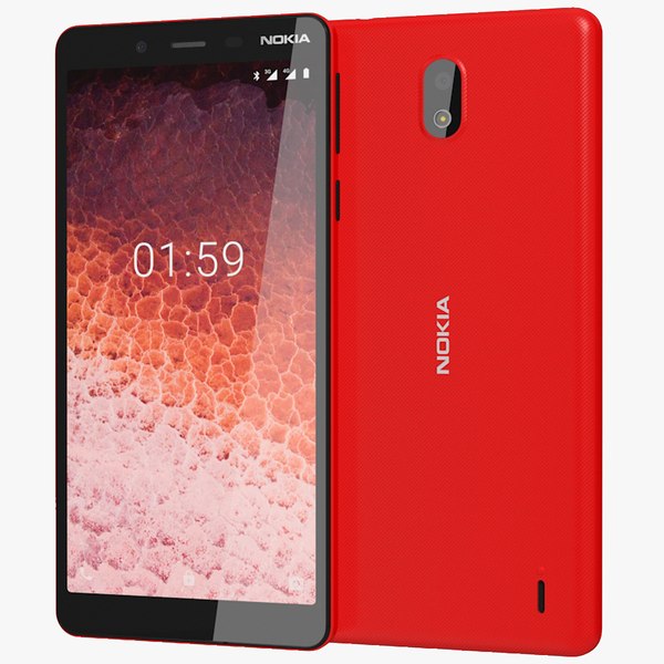 Realistic nokia 1 red 3D model - TurboSquid 1394612