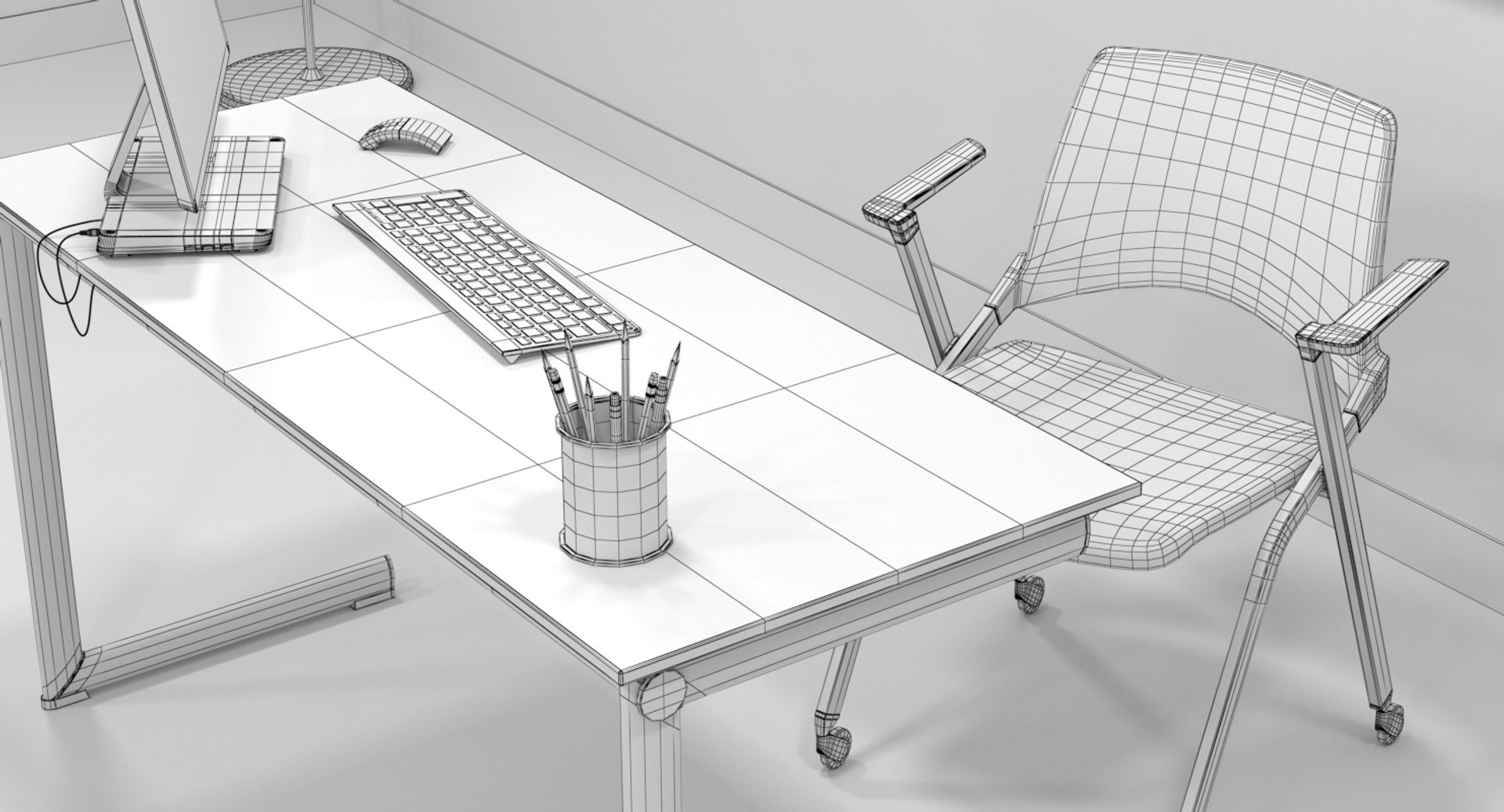 Realistic Omputer Classroom 3D Model - TurboSquid 1400952