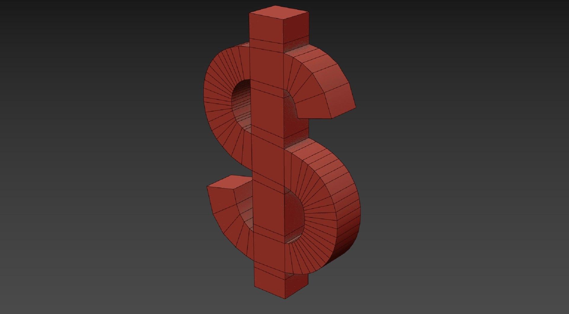 Dollar Sign 3D - TurboSquid 1849158
