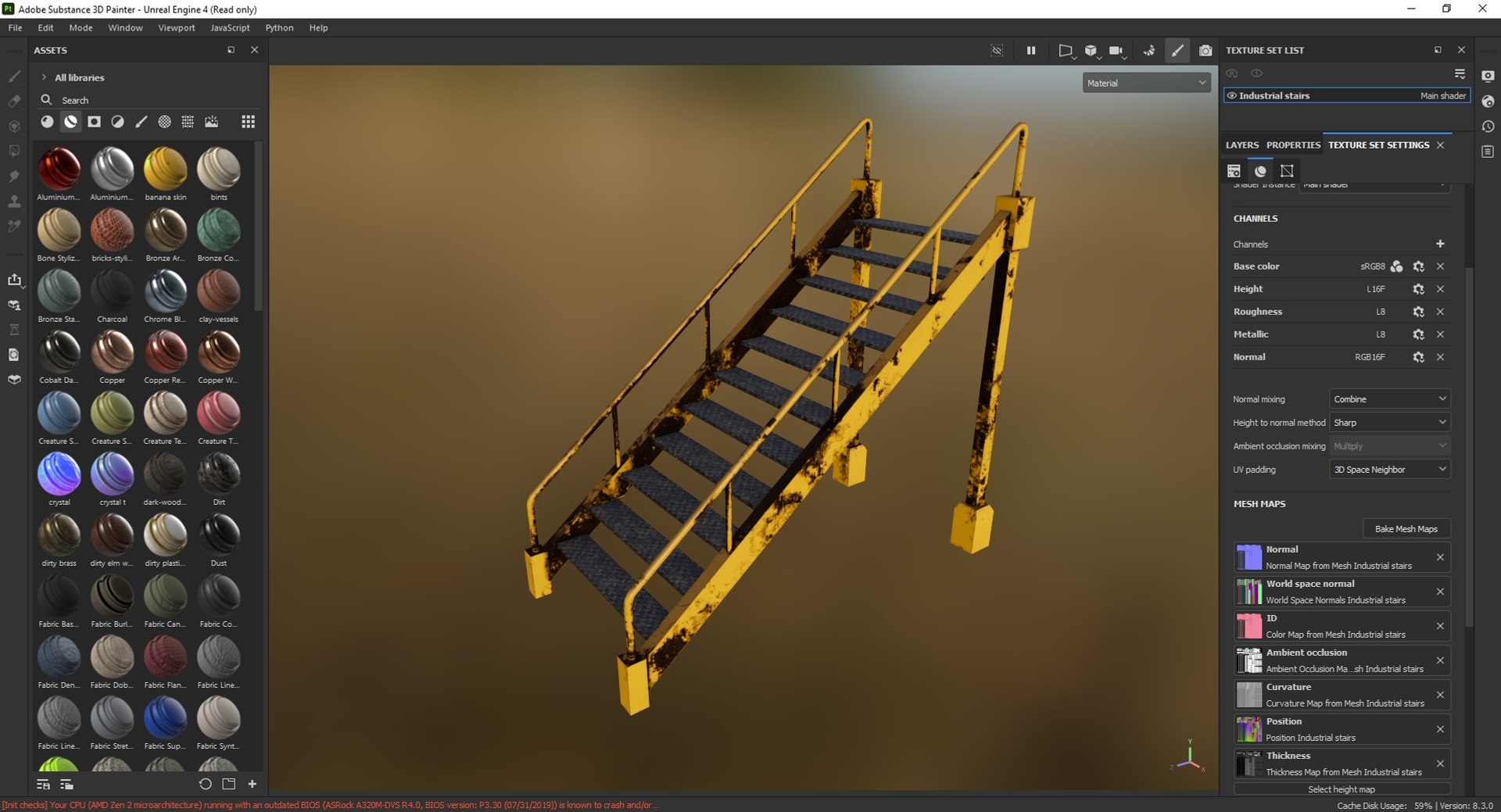 Industrial Stairs 3D Model - TurboSquid 2135082