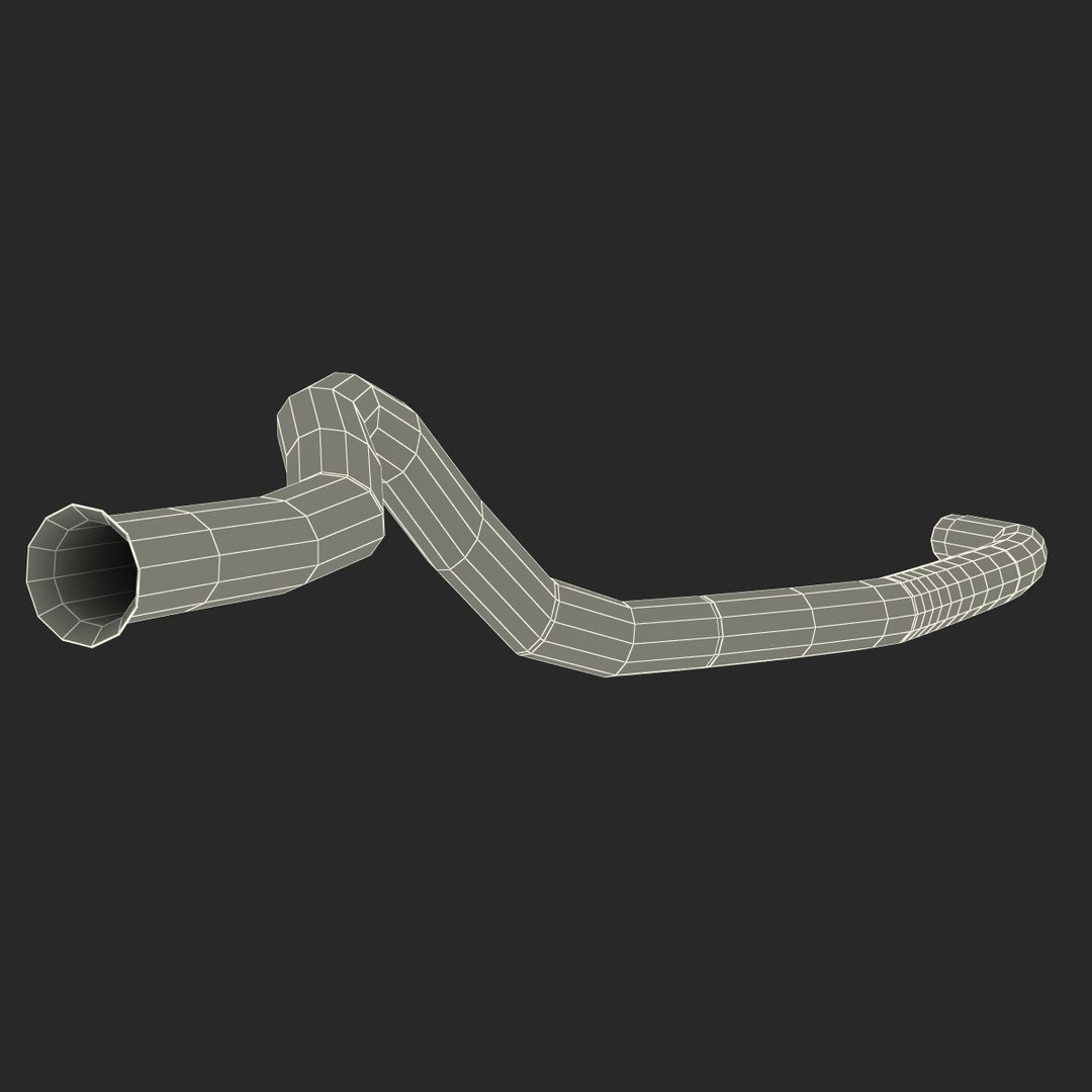 3d Broken Iron Pipe 10 Model