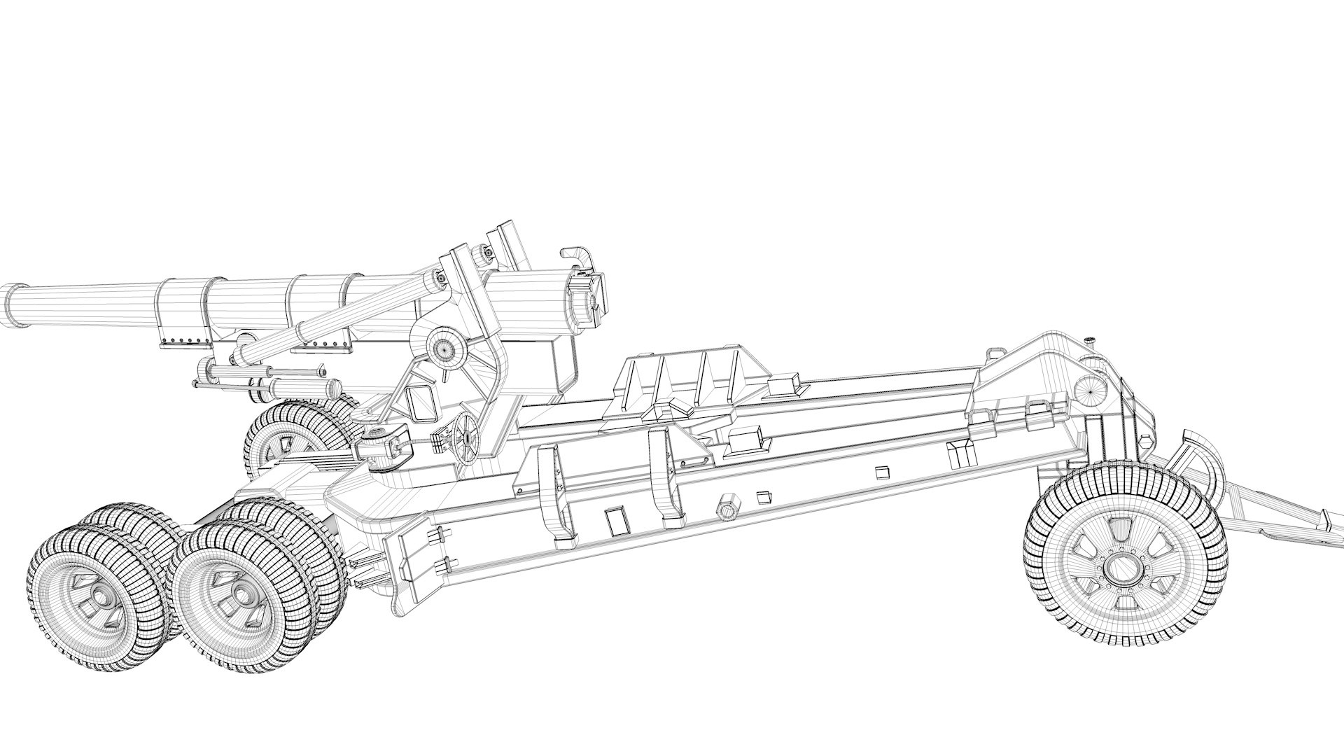 3D M115 Howitzer Model - TurboSquid 2314450