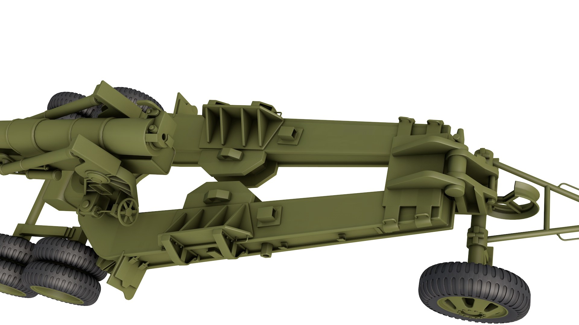 3D M115 Howitzer Model - TurboSquid 2314450