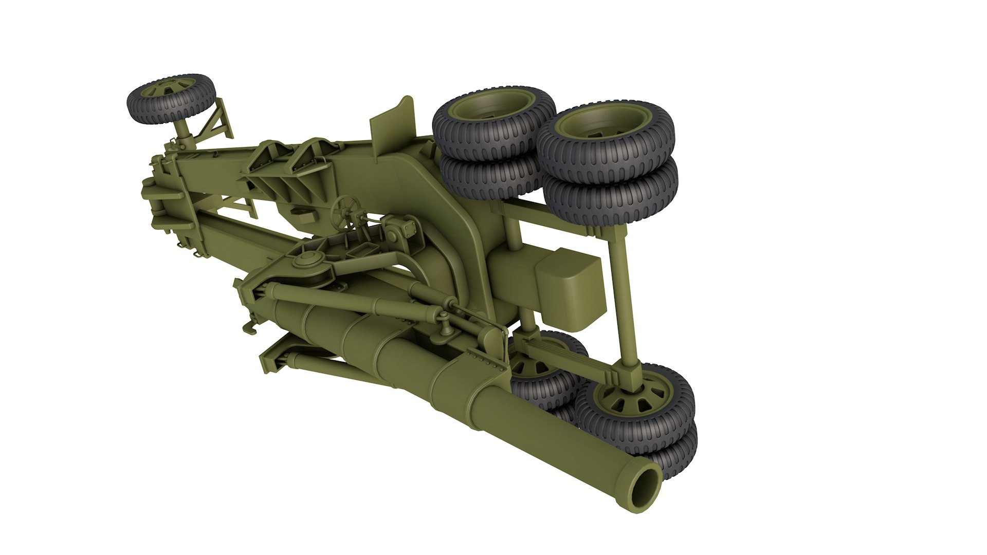 3D M115 Howitzer Model - TurboSquid 2314450