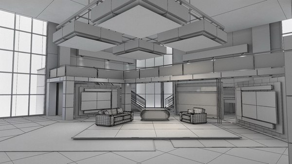 Virtual set studio 3D model - TurboSquid 1470440