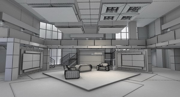 Virtual set studio 3D model - TurboSquid 1470440