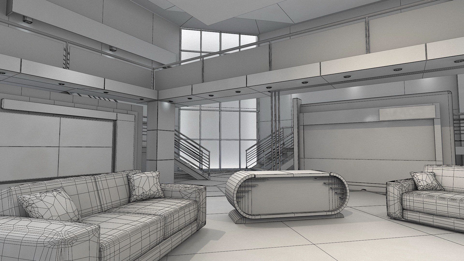 Virtual set studio 3D model - TurboSquid 1470440