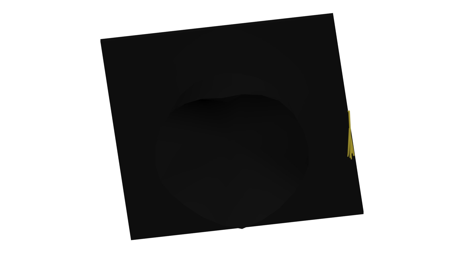 Academic Cap Graduate Cap Mortarboard Trencher Graduation Hat 3D Model ...