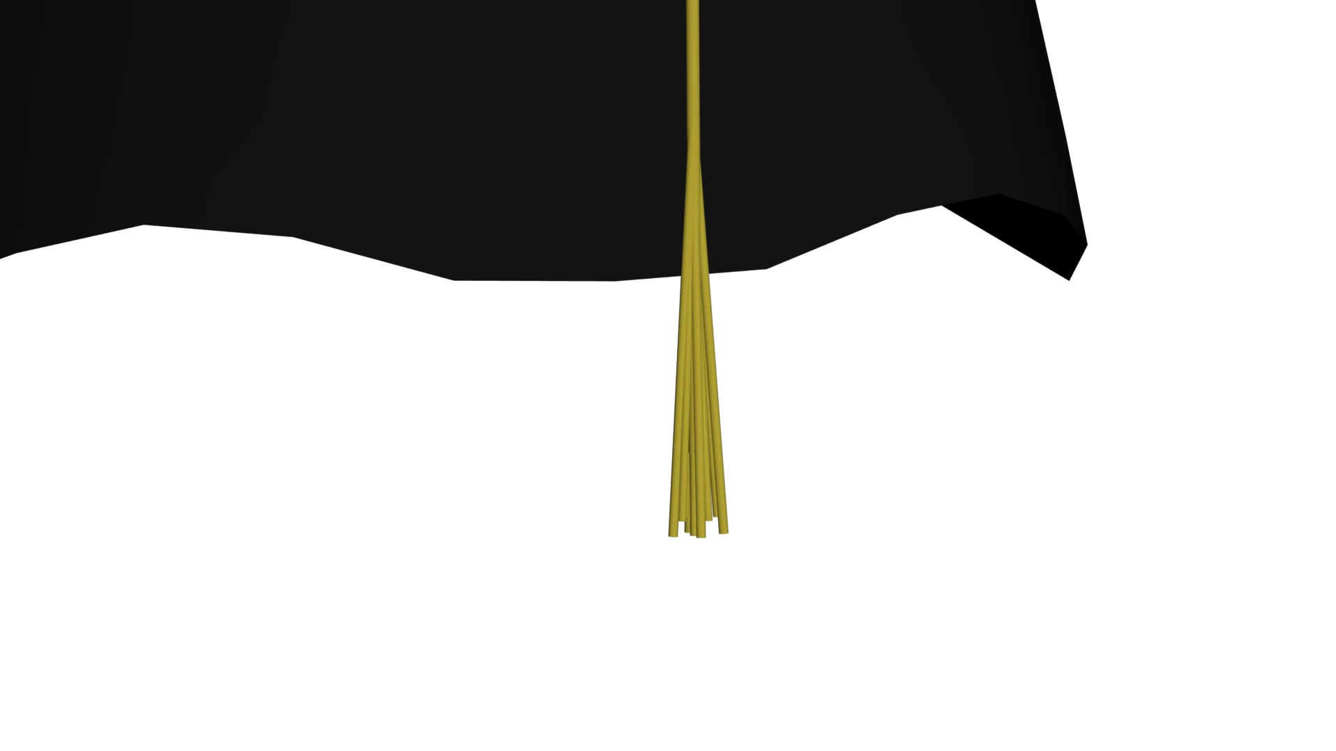 Academic Cap Graduate Cap Mortarboard Trencher Graduation Hat 3D Model ...