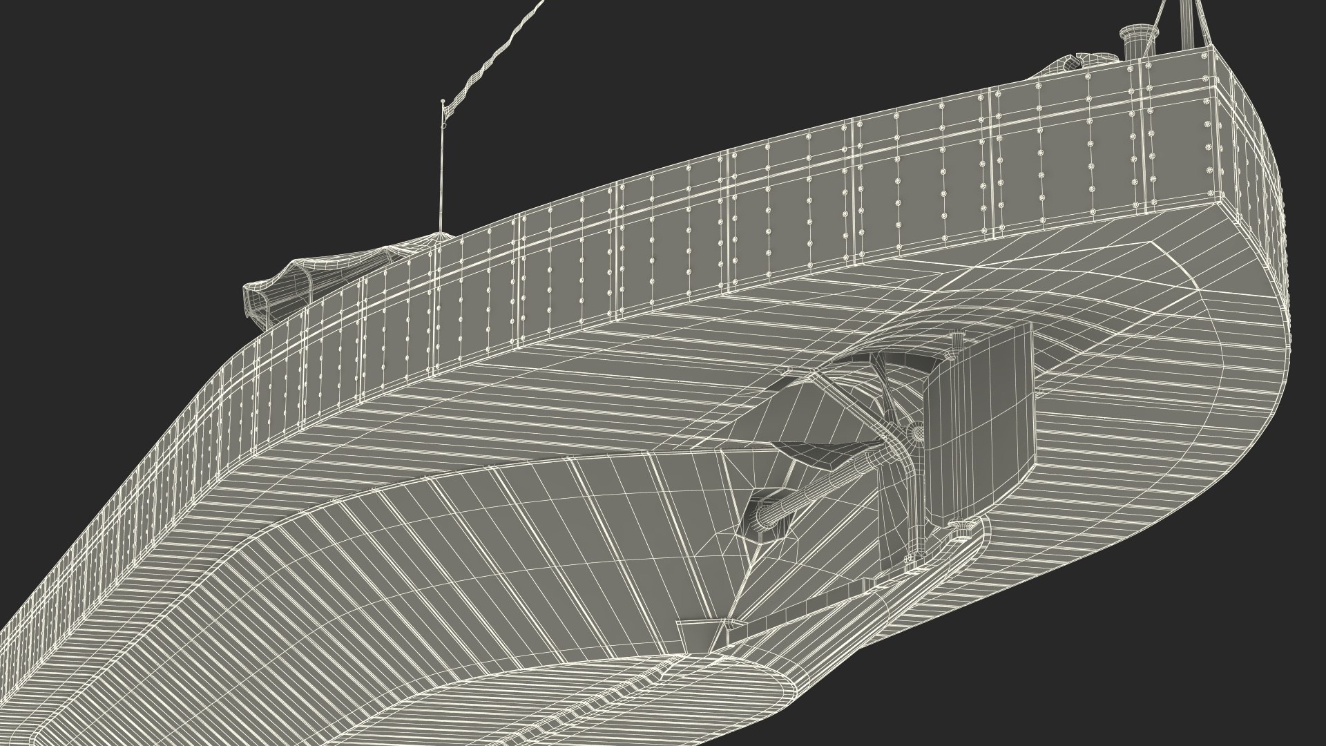 US Civil War Warship With Tower New Rigged 3D - TurboSquid 2210713
