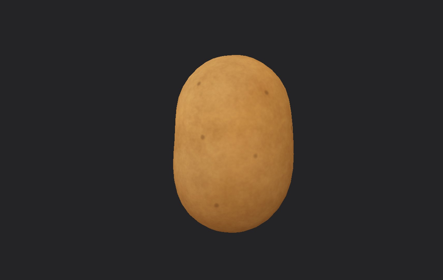 3D Potato Cartoon Model - TurboSquid 1459096