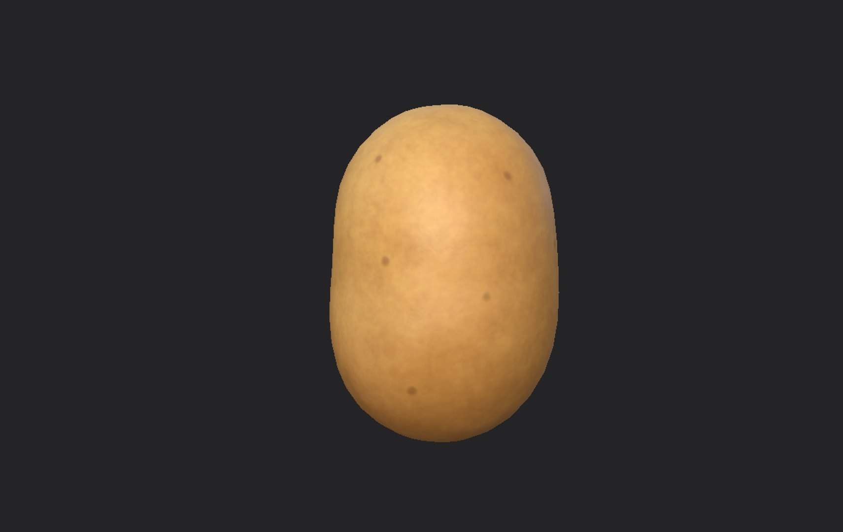 3D Potato Cartoon Model - TurboSquid 1459096