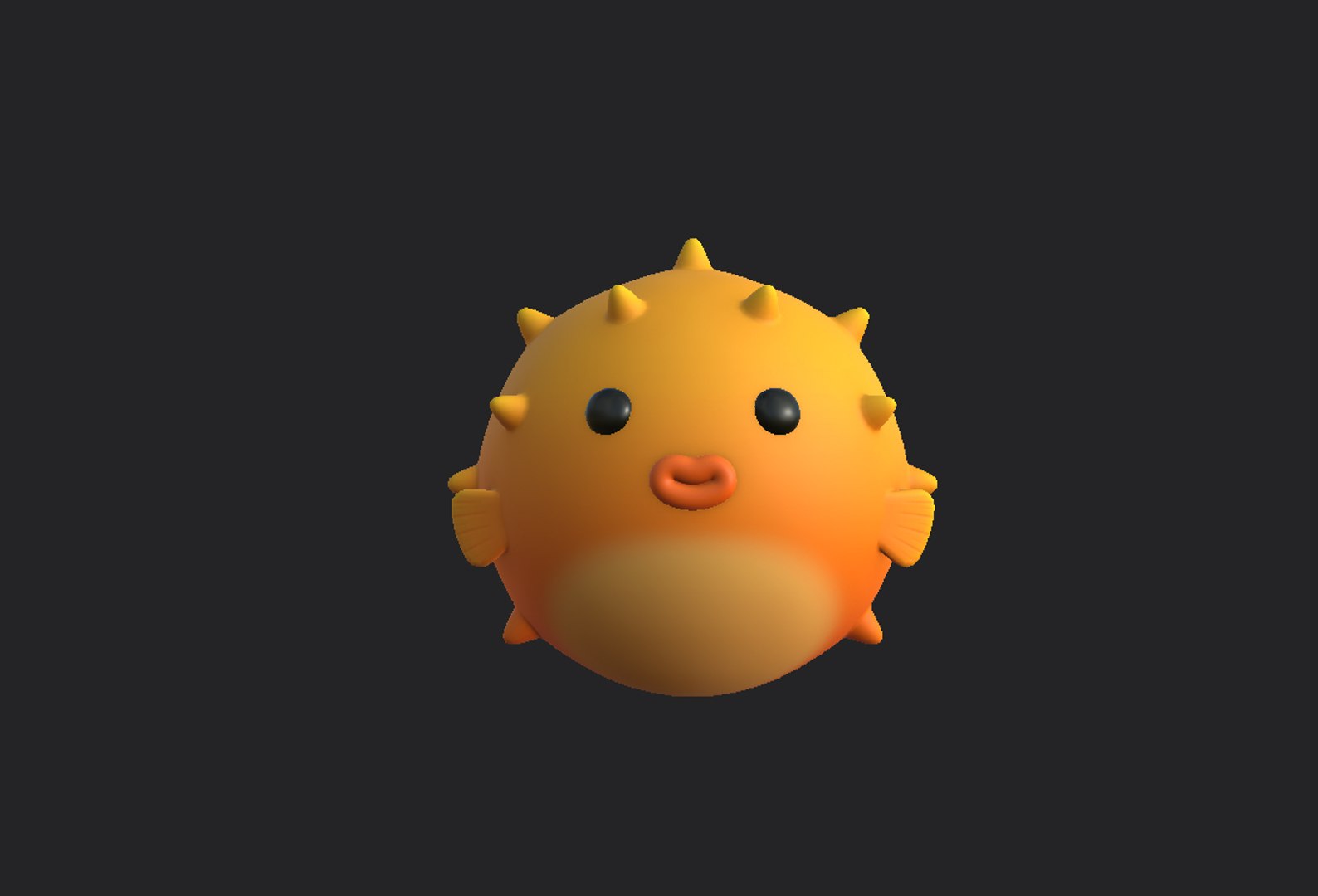 3D Model Puffer Fish - TurboSquid 1531472