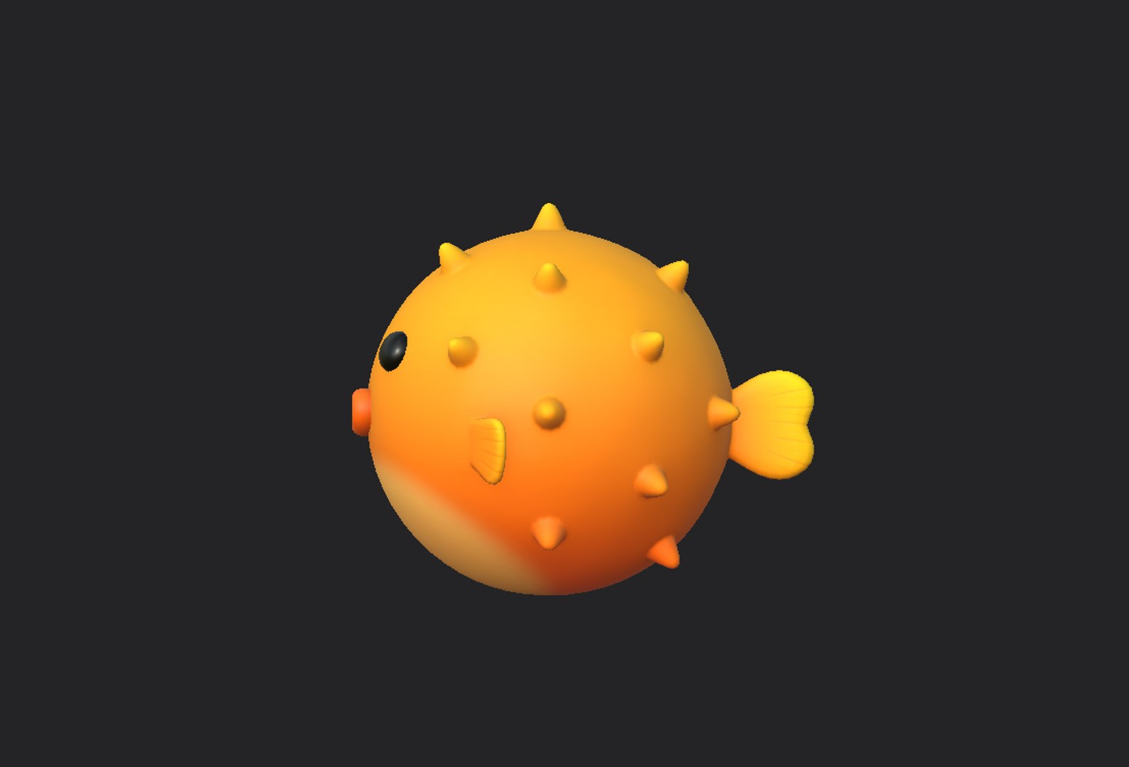 3D Model Puffer Fish - TurboSquid 1531472
