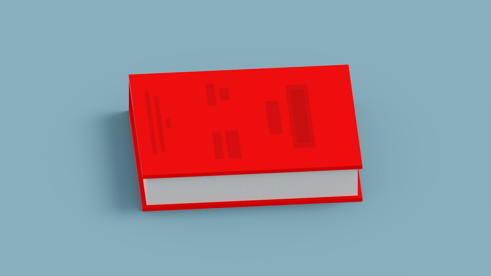 3D Voxel Red Book - TurboSquid 1978848