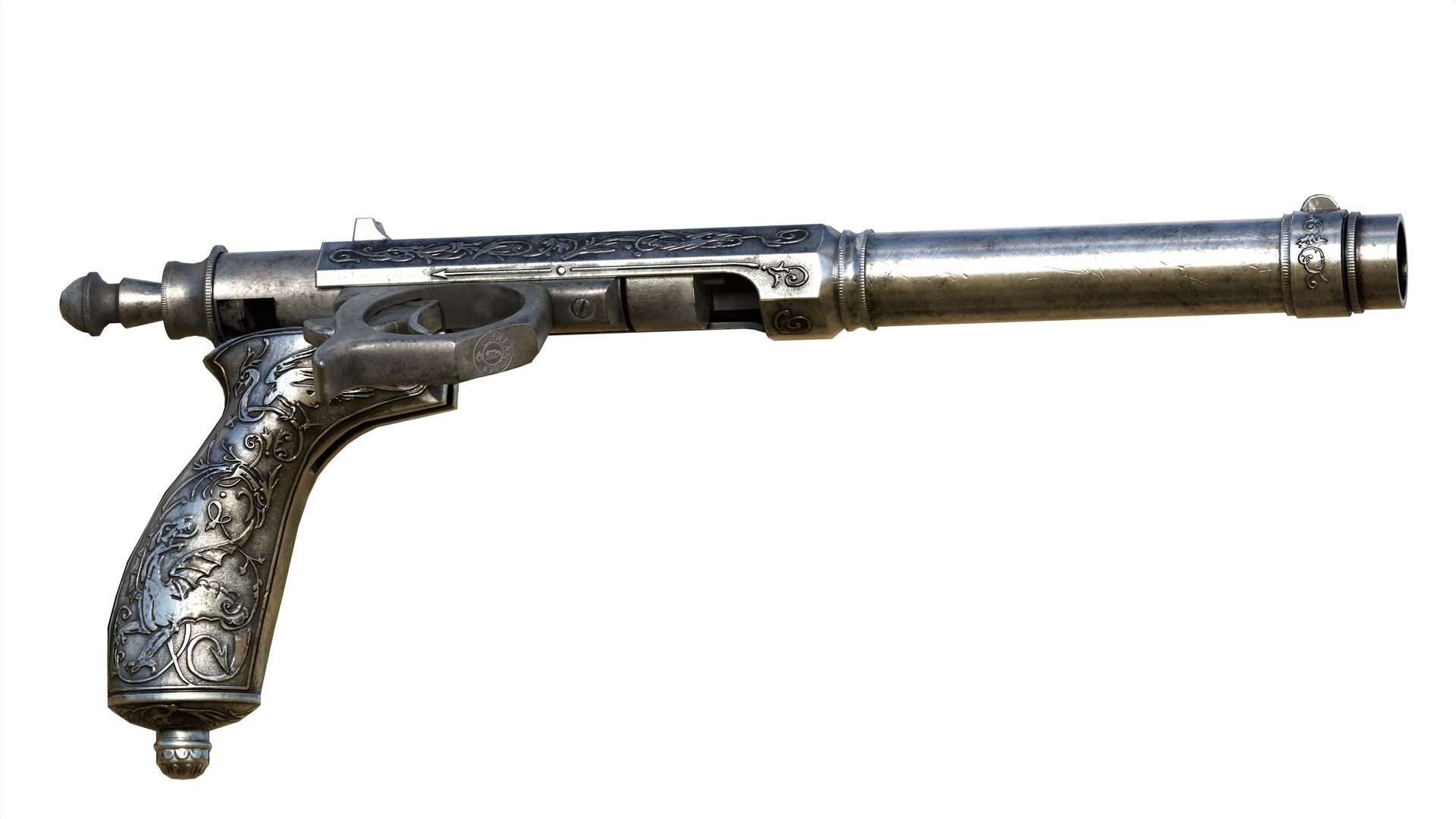 Needle Pistol Jolland 3D Model - TurboSquid 1966925