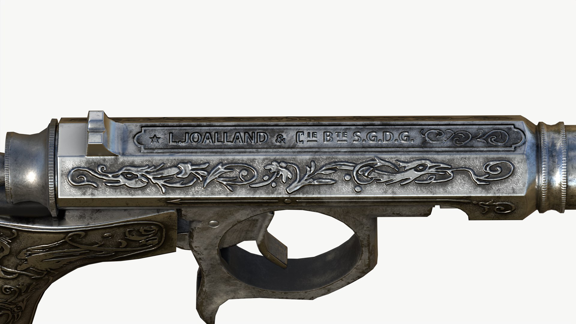 Needle Pistol Jolland 3D Model - TurboSquid 1966925