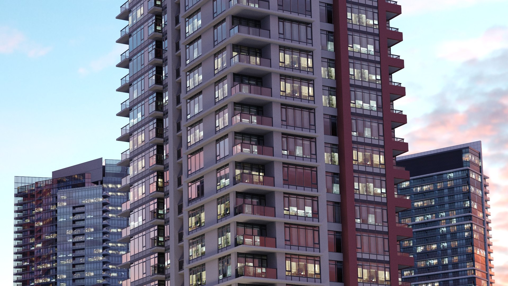 3D Vancouver Apartments V3 Model - TurboSquid 1738095