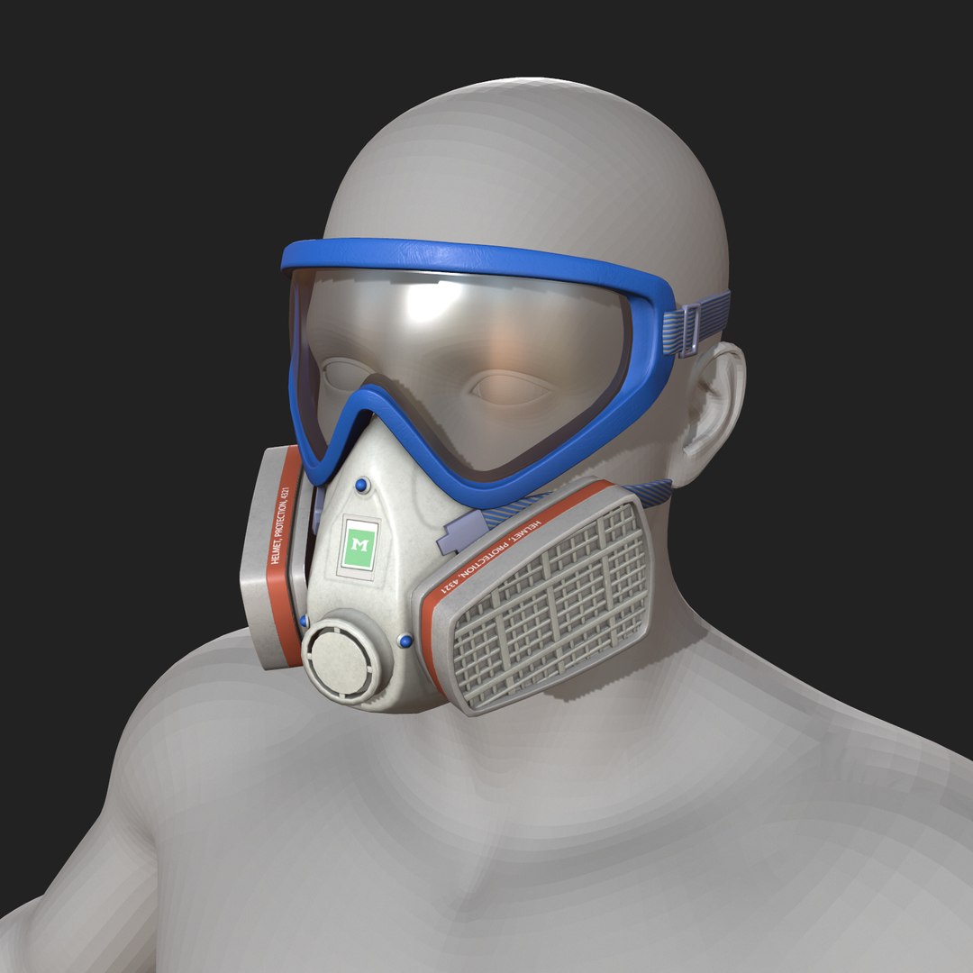 Helmet Mask Model - TurboSquid 1534921