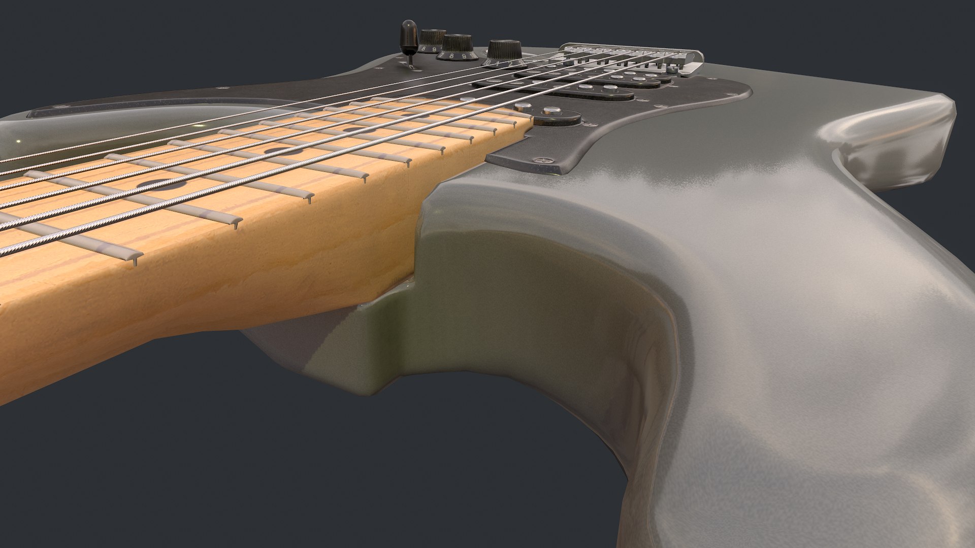 Fender Guitar Model - TurboSquid 1663742
