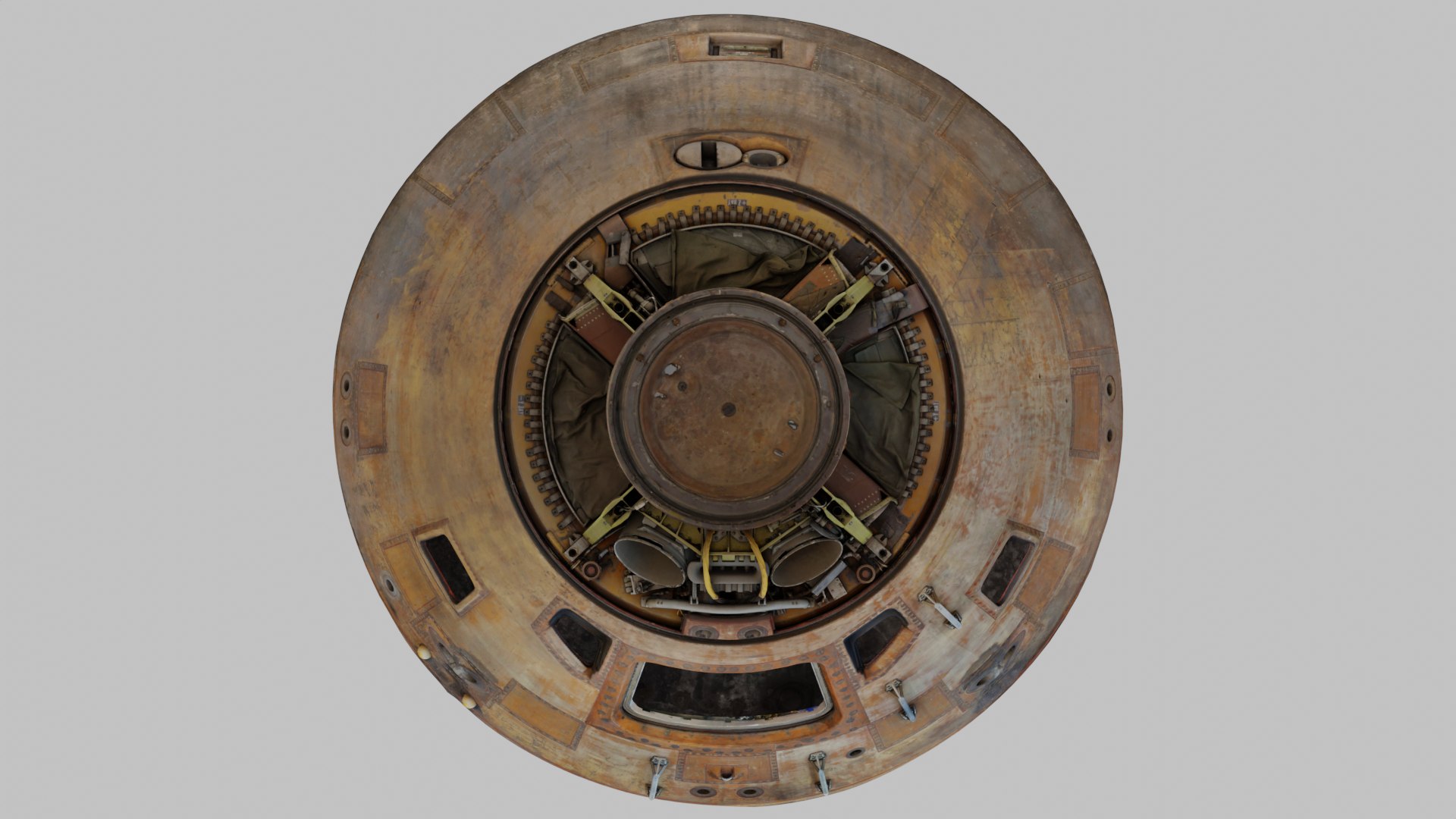 Apollo 11 Command Module Exterior 3D model - TurboSquid 1843316