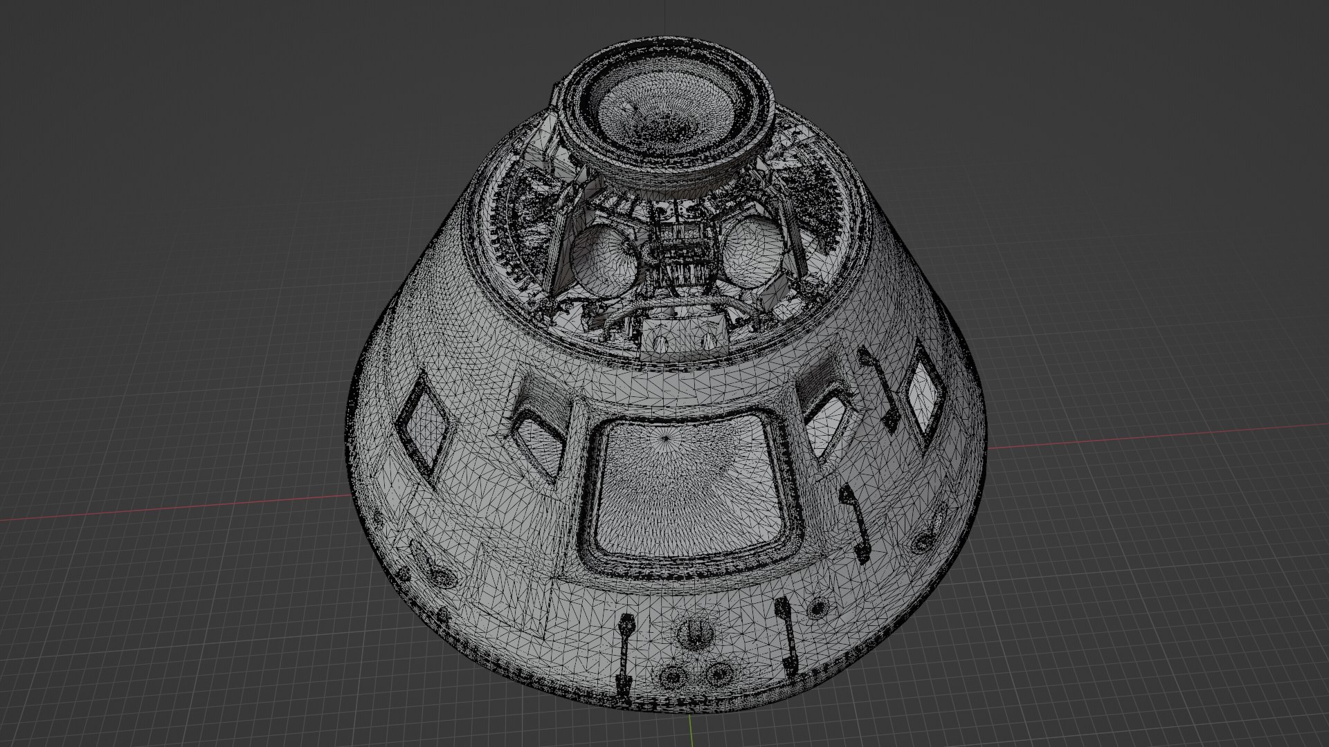 Apollo 11 Command Module Exterior 3D model - TurboSquid 1843316