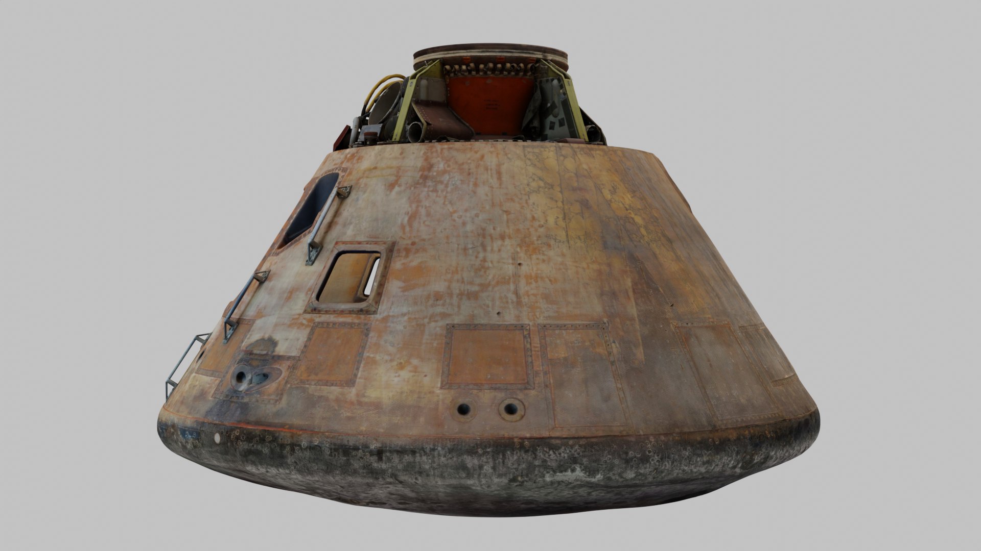 Apollo 11 Command Module Exterior 3D model - TurboSquid 1843316