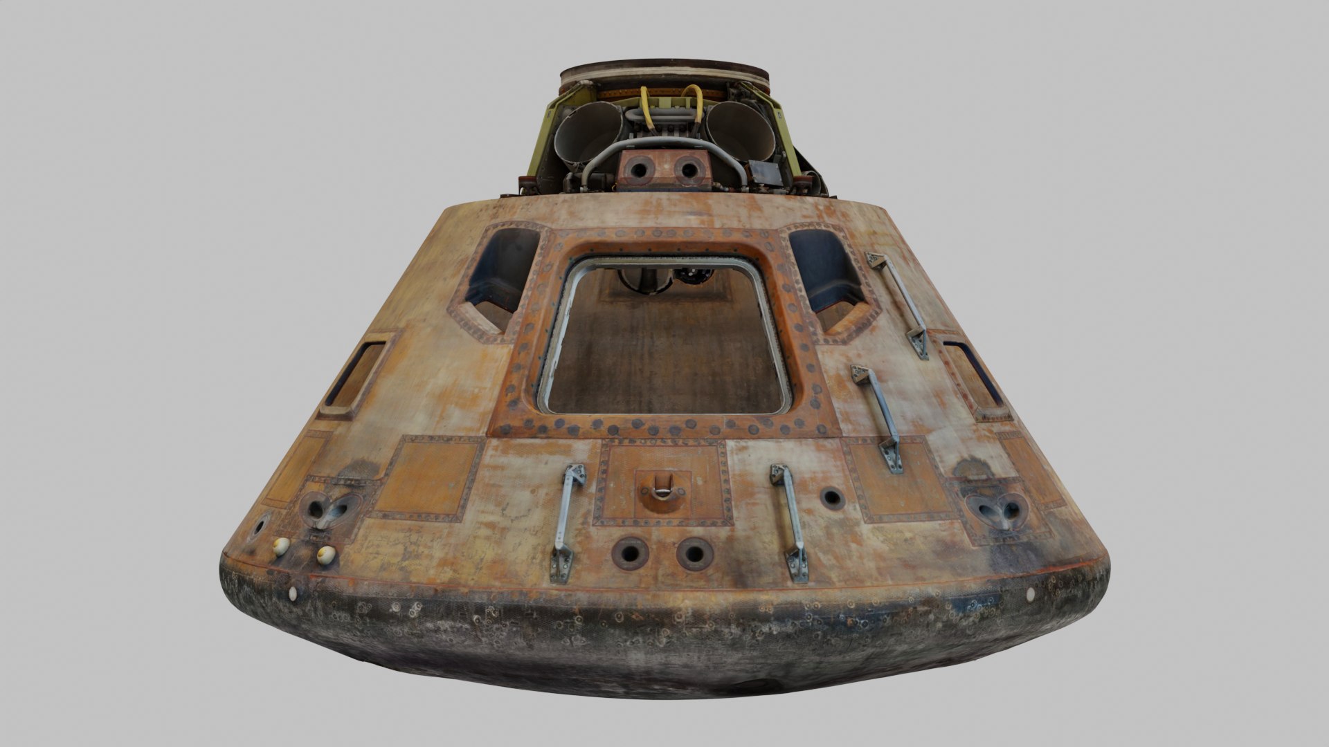 Apollo 11 Command Module Exterior 3D model - TurboSquid 1843316