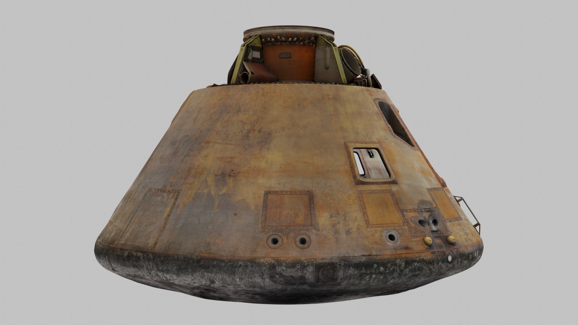 Apollo 11 Command Module Exterior 3D model - TurboSquid 1843316