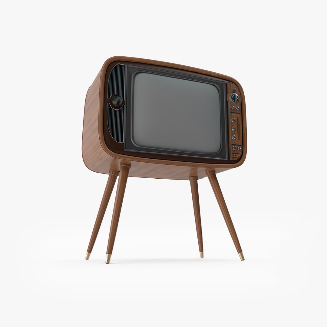 3D Retro TV Cabinet - TurboSquid 2081642