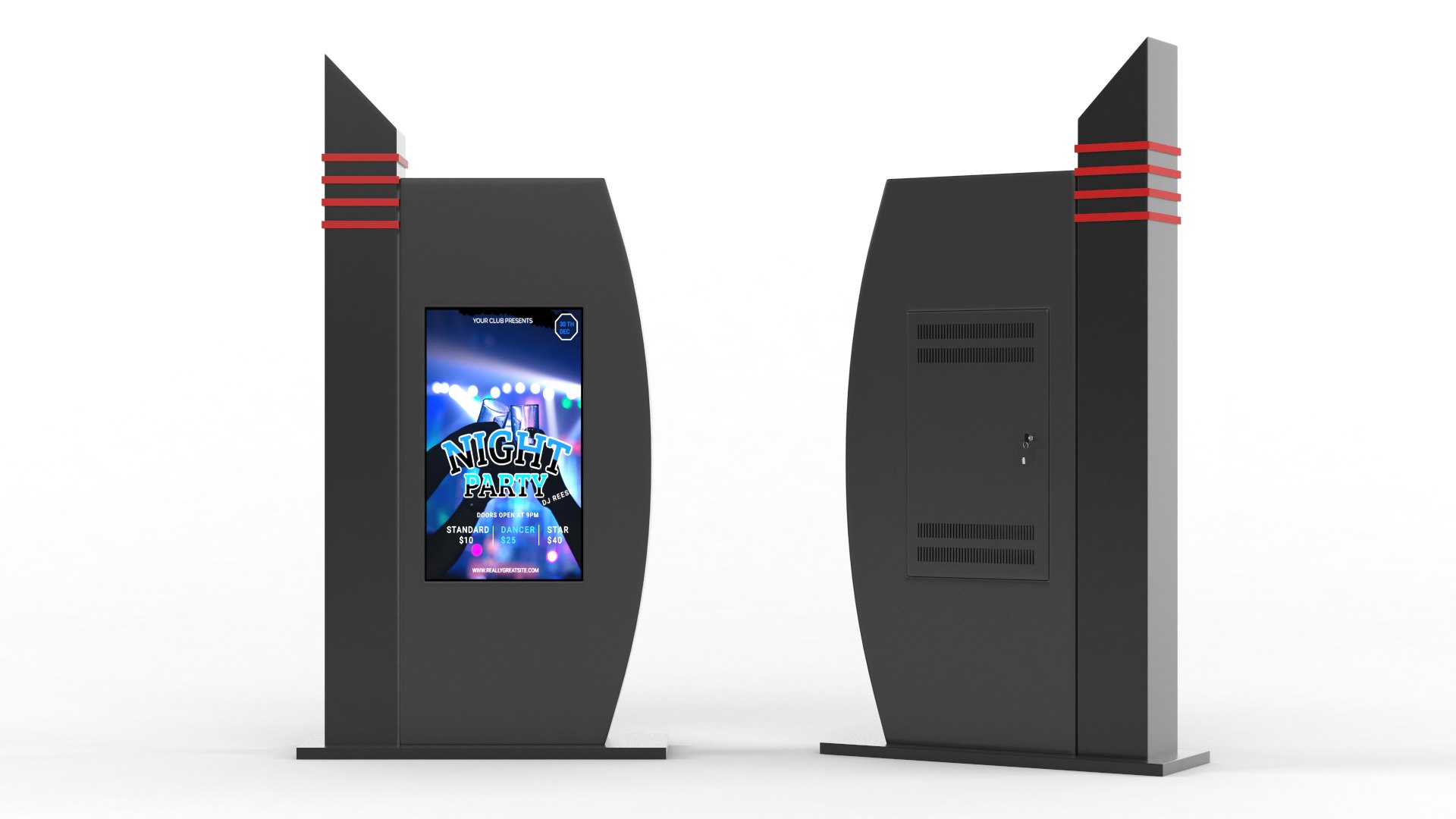 3D Electronic Kiosk - TurboSquid 2266157