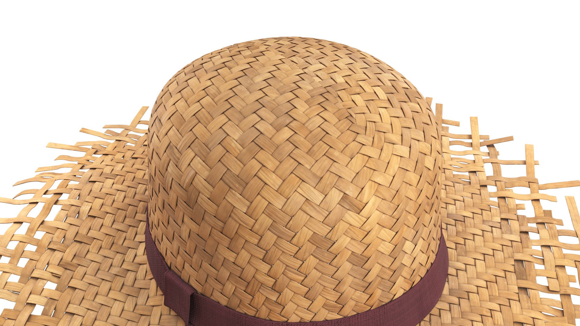 Straw Hat 3D Model - TurboSquid 1846177