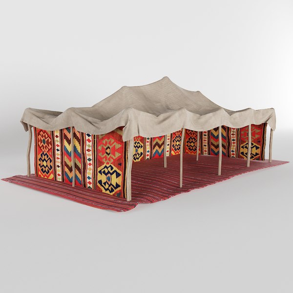 arabian tent arabic 3d model
