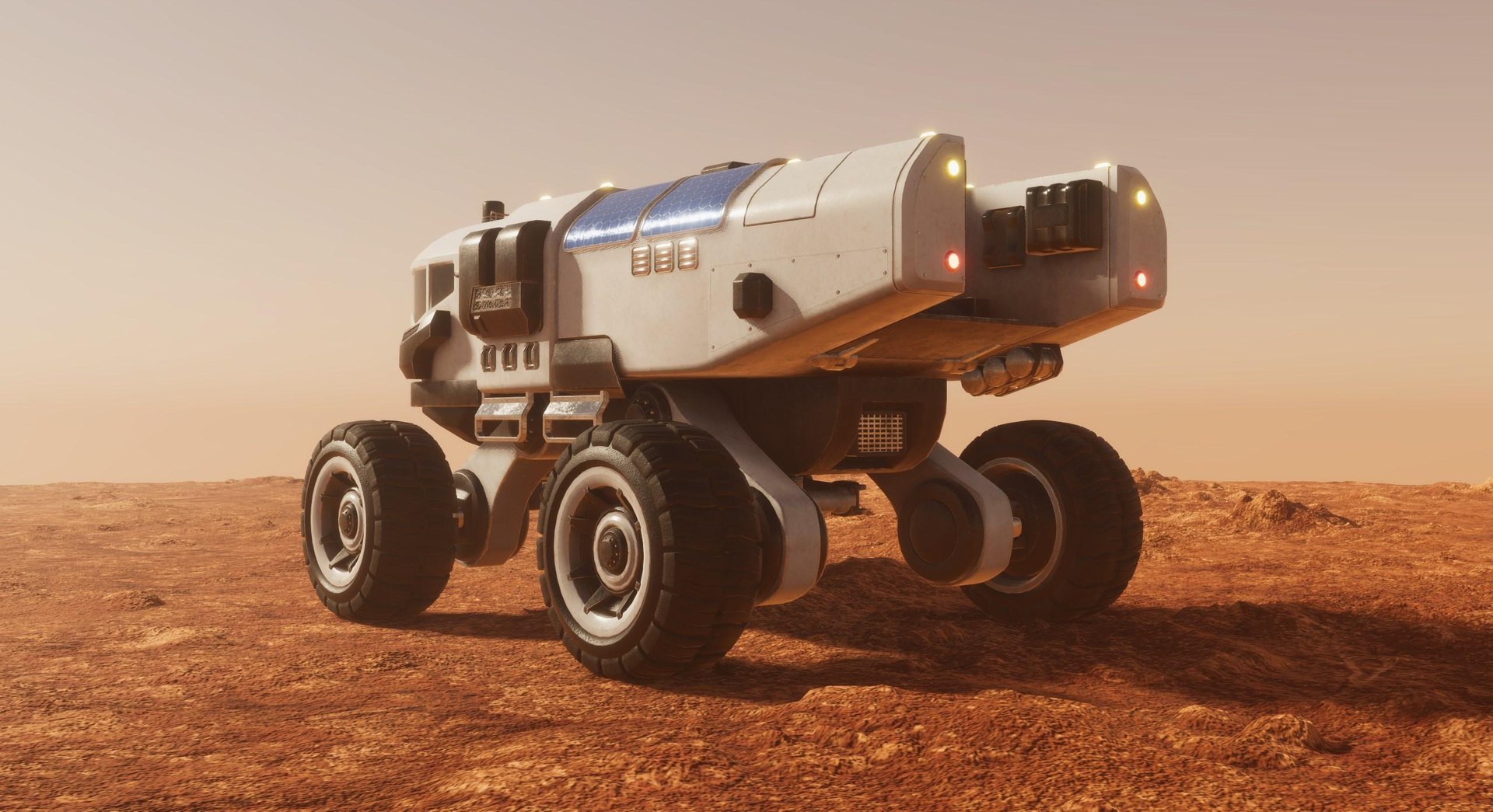 Mars Cargo Rover Unity Asset 3D Model - TurboSquid 2156331