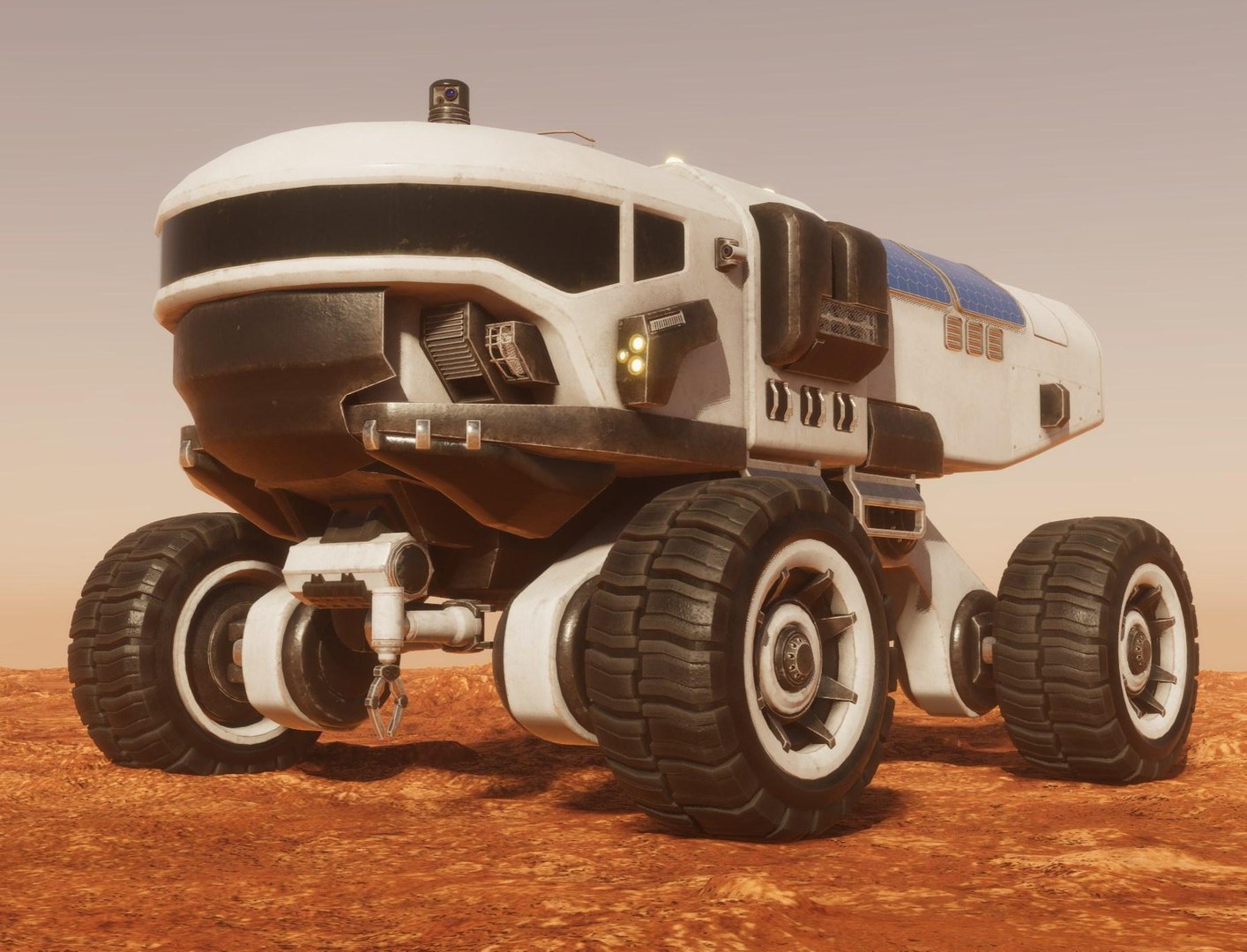 Mars Cargo Rover Unity Asset 3D Model - TurboSquid 2156331