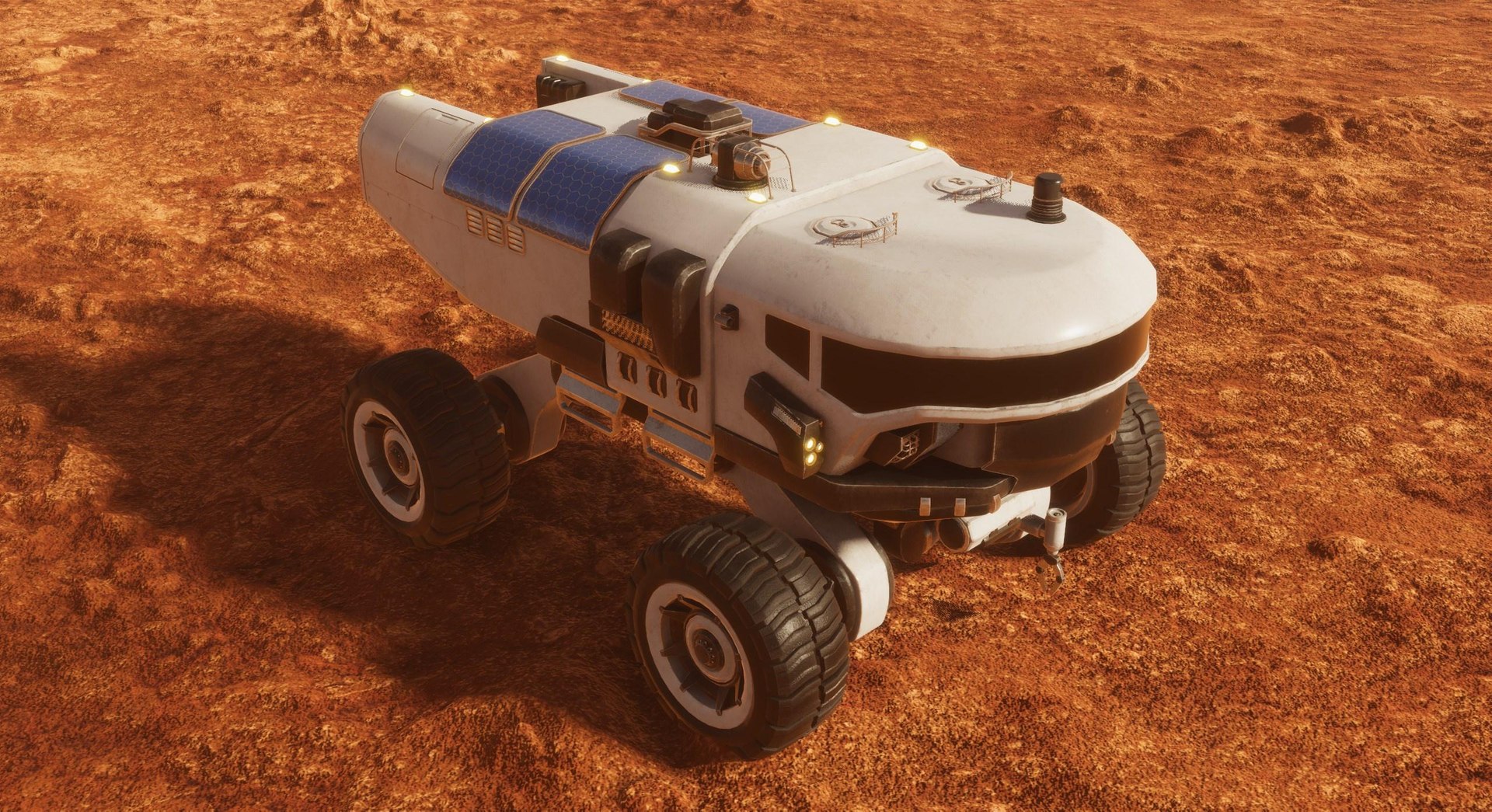 Mars Cargo Rover Unity Asset 3D Model - TurboSquid 2156331