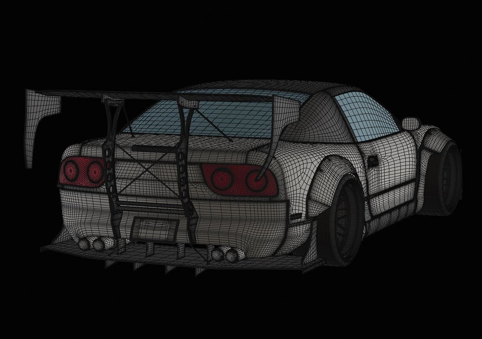 3D Nissan 240sx Widebody Model - TurboSquid 1653652