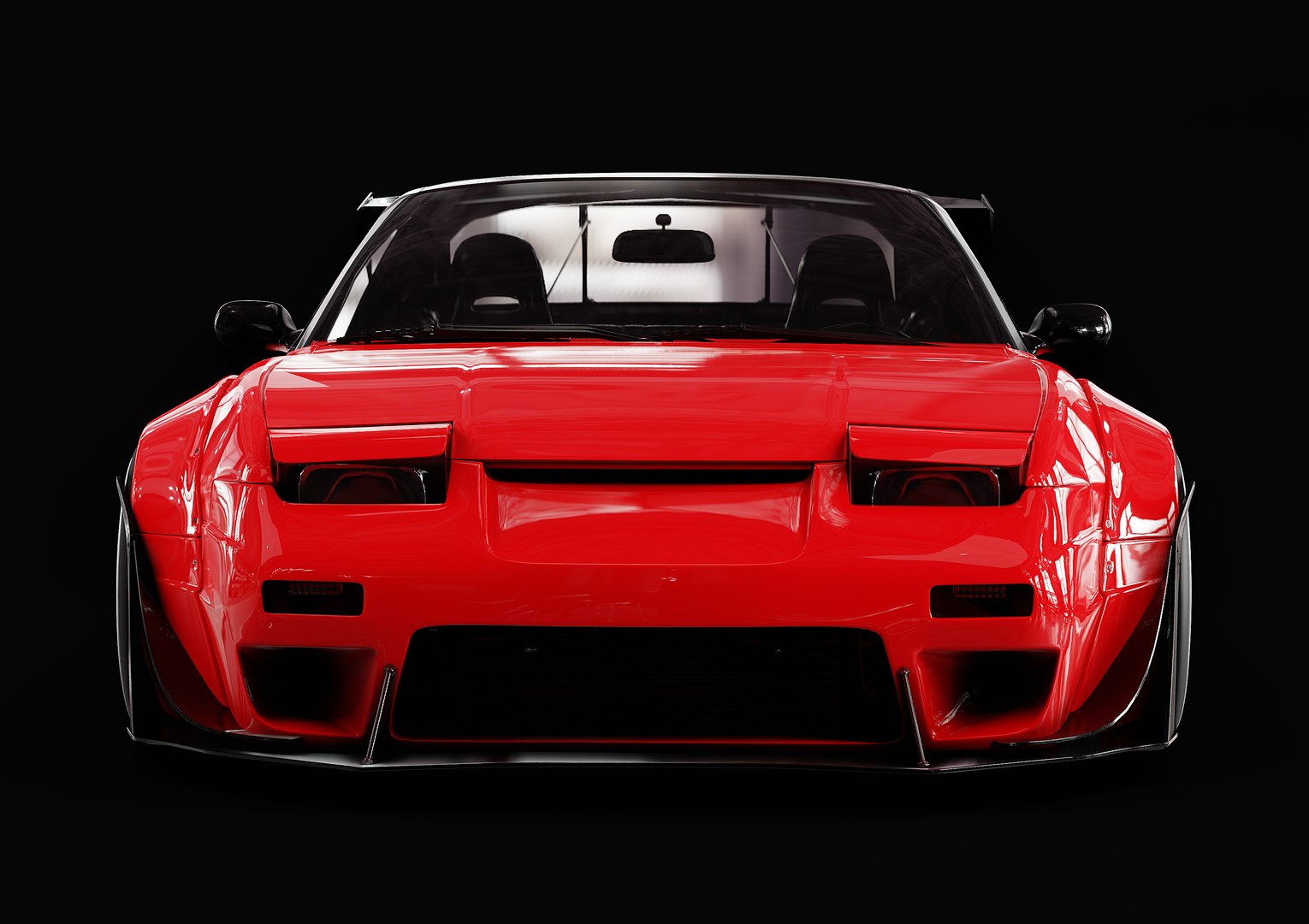 3D Nissan 240sx Widebody Model - TurboSquid 1653652
