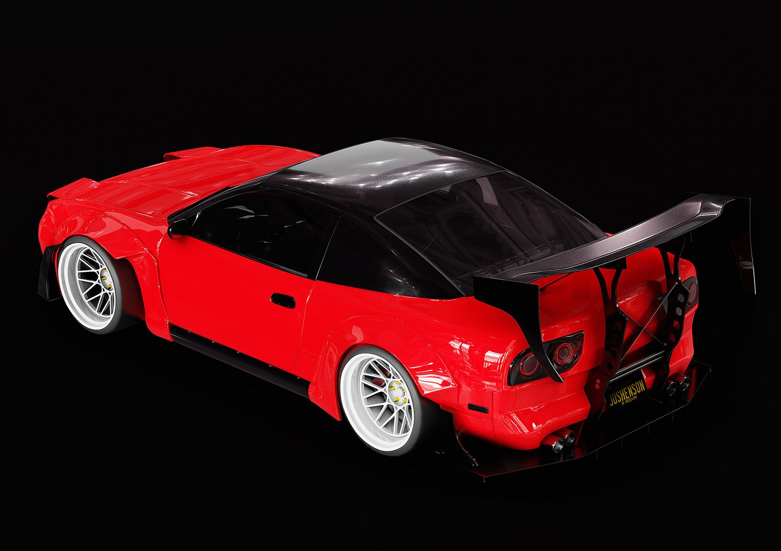 3D Nissan 240sx Widebody Model - TurboSquid 1653652