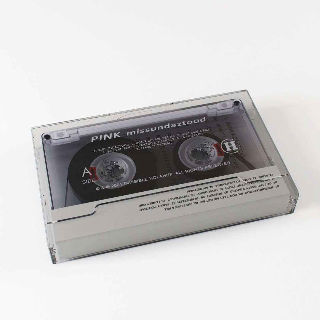 3D Cassette Tape Box Model - TurboSquid 1173100