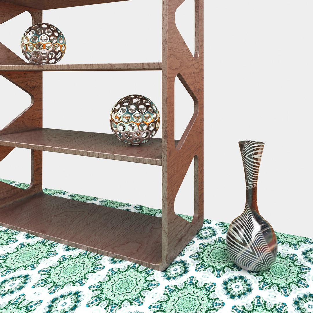 Bookshelf design 3D model - TurboSquid 1262668