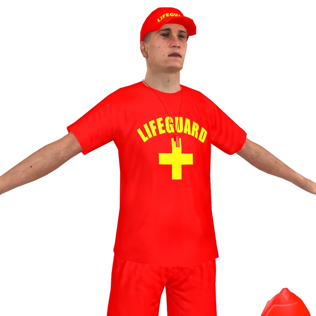 3D Lifeguard Man Whistle Model - TurboSquid 1309194