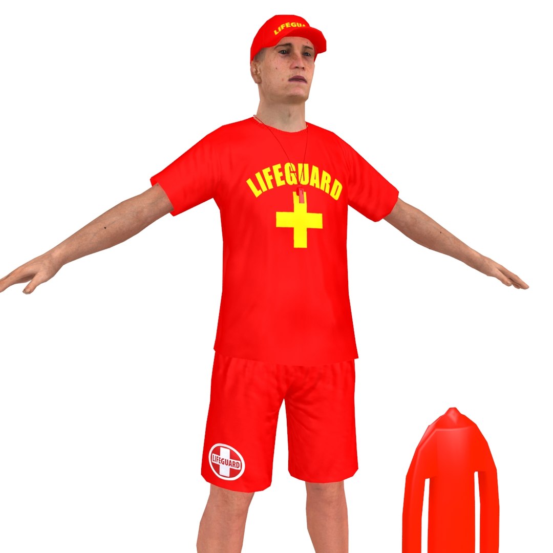 3D Lifeguard Man Whistle Model - TurboSquid 1309194