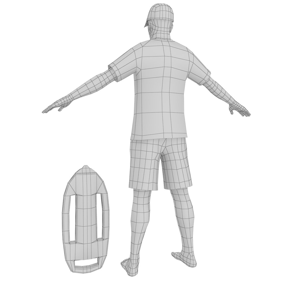 3D Lifeguard Man Whistle Model - TurboSquid 1309194