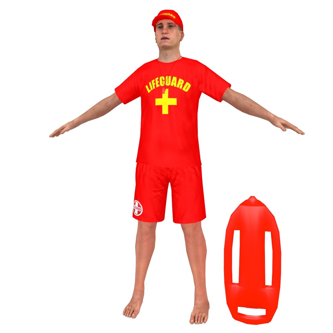 3D Lifeguard Man Whistle Model - TurboSquid 1309194