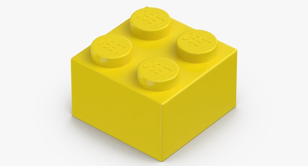3D flame bright yellow lego bricks - TurboSquid 1492416
