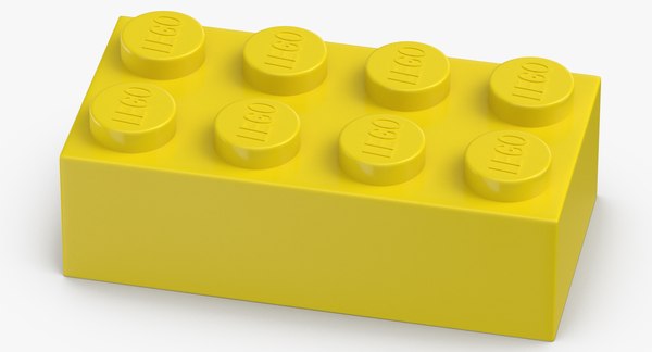 3D flame bright yellow lego bricks - TurboSquid 1492416